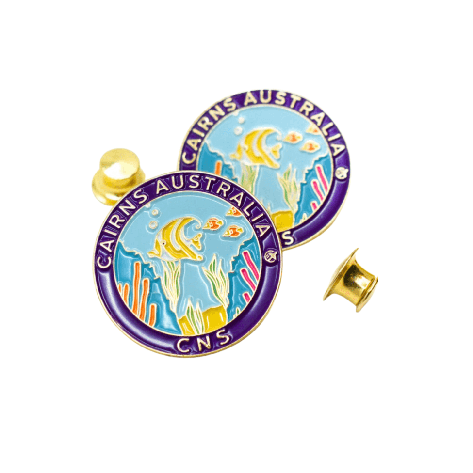 Monda Pins Cairns Great Barrier Reef pin 2pk – The Monda Company